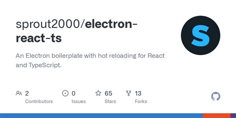 Github Sprout2000electron React Ts An Electron Boilerplate With Hot