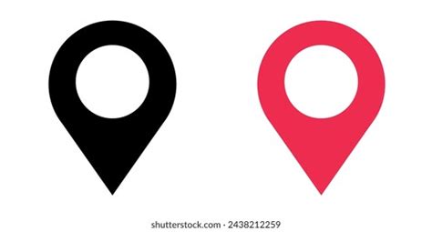Location Map Pointer Pin Icon Location Stock Vector Royalty Free 2558847703 Shutterstock