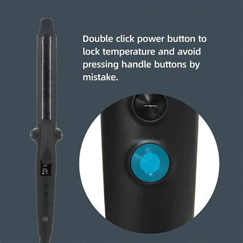 Rucha Curling Iron Infrared Hair Curler With Barrel 25 28 32 Mm