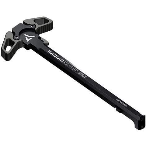 Radian Raptor Charging Handle Ar15 Ambidextrous Gray Two Testicles