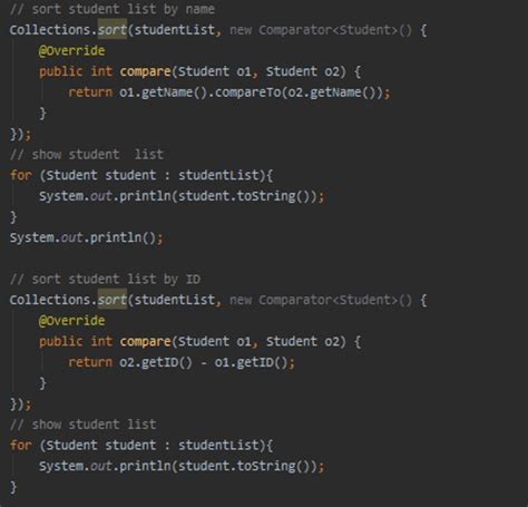 Comparable And Comparator Trong Java Codegym