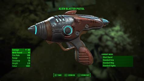 Fallout 4 How To Find The Rare Alien Blaster Pistol Vg247
