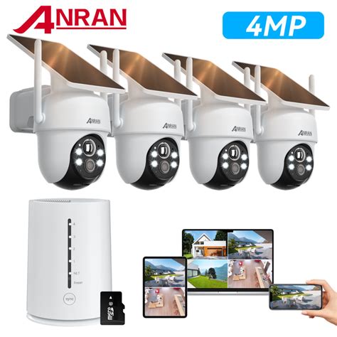 Anran 2k Wireless Outdoor Security Camera With Spotlight Waterproof Pir Detection 2 4ghz Wi