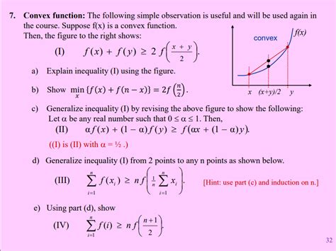 Solved Convex Function The Following Simple Observation Chegg Com