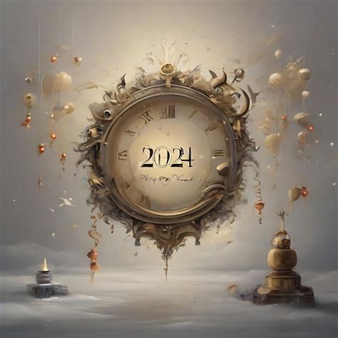 Premium Ai Image Happy New Year 2024 Ai