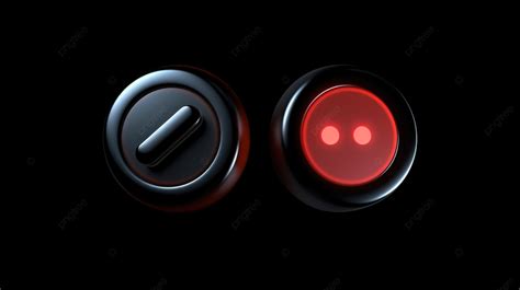 3d Render Of Incorrect And Correct Buttons On A Black Background Cute Wallpaper Red Wallpaper