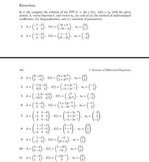 In 1 16 Compute The Solution Of The Ivp