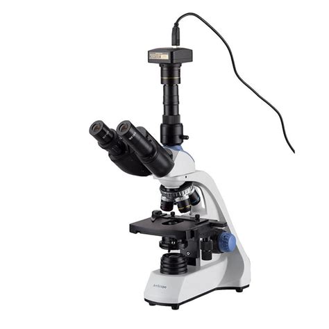 Amscope 40x 2500x Led Trinocular Compound Microscope 3d Usb 3 0mp Came Bioweb Usa