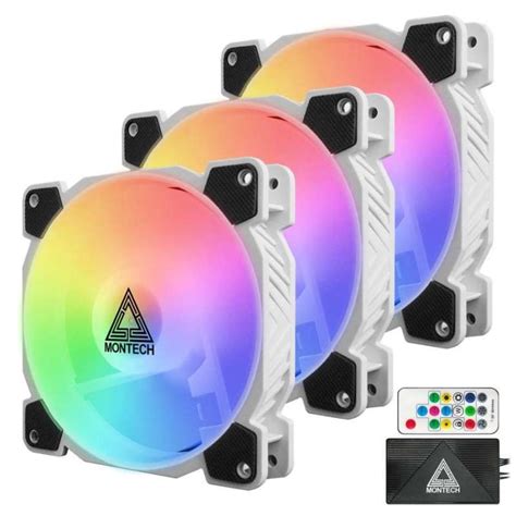 Jual MONTECH Z3 PRO ARGB PWM HUB 3in1 Controller 3x 120mm White Fan Remote Di Seller TF COM