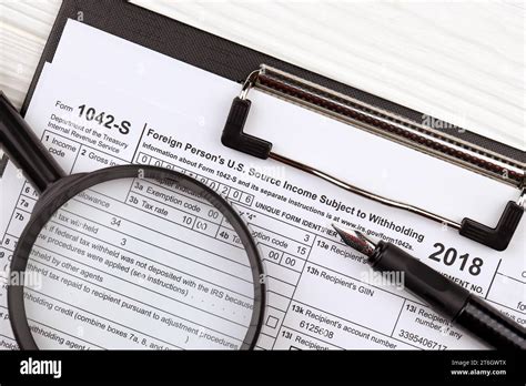 Irs Form 1042 S Foreign Persons Us Source Income Subject Of Withholding