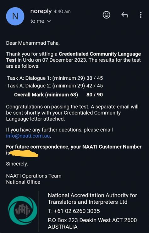 Muhammad Taha Nasir On Linkedin Naaticcl Australianimmigration Languagesuccess