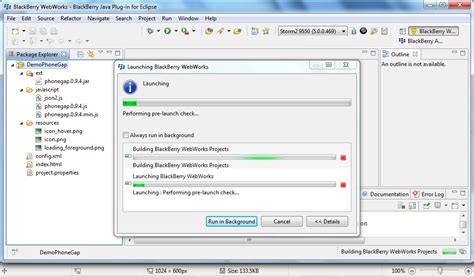 How To Create Blackberry Webwork Phonegap Project In Eclipse Vikas Patels Blog