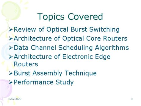control architecture in optical burst switched wdm networks