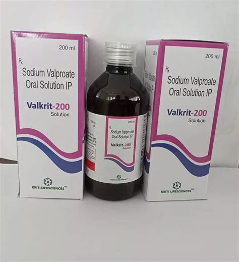 Sodium Valproate Syrup 200 Mg At ₹ 145box In Pinjore Id 2855640260873