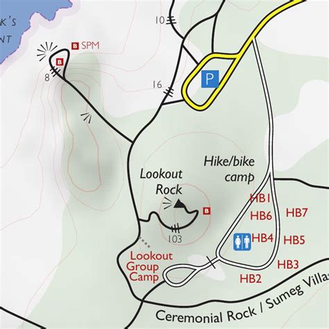 Sue Meg State Park Campgrounds Map By Redwood Hikes Press Avenza Maps