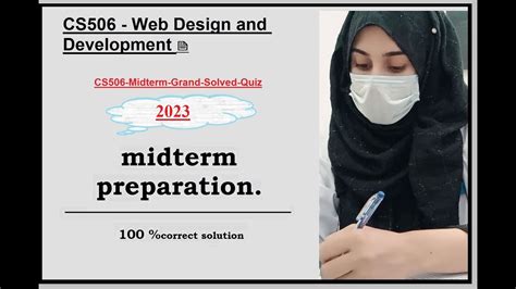 Cs506 Midterm Solved Quiz Preparation Youtube