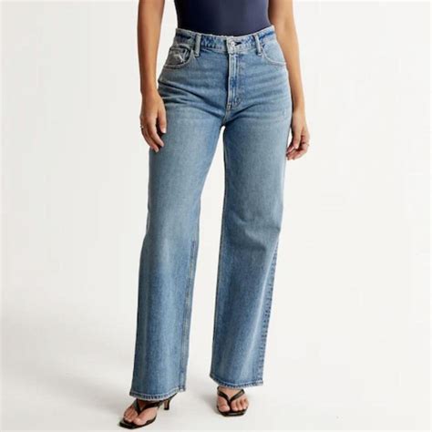 Abercrombie And Fitch Jeans 90s High Rise Relaxed Depop