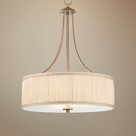 Grenada 19 34 Wide Cream Pleated Shade Pendant Light 8g384