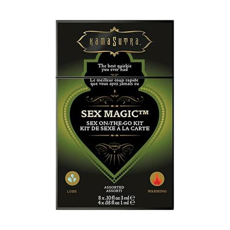 Set 12 Sachets Kama Sutra Lubricante Intensificador Cálido Sex Magic