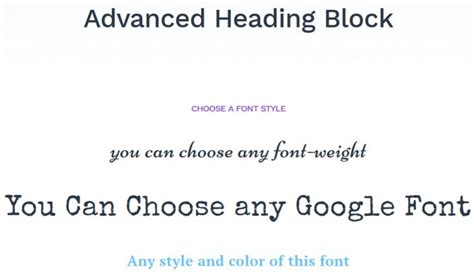 Getwid Blocks Advanced Heading Gutenberg Block Motopress