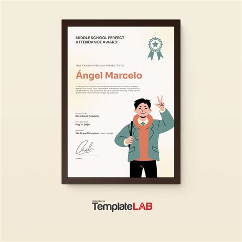 18 Great Perfect Attendance Award Templates [word Pdf Pptx]