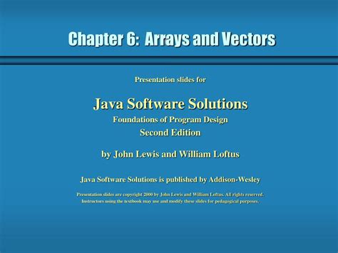 Ppt Chapter 6 Arrays And Vectors Powerpoint Presentation Free