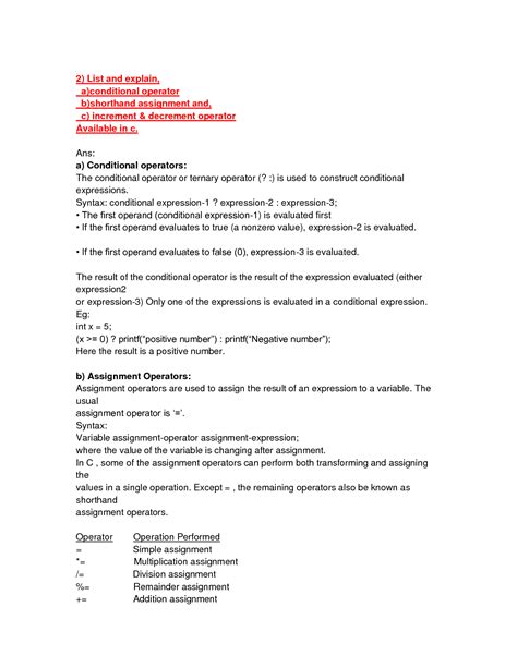 Solution Arithmetic Logical And Relational Operator Studypool