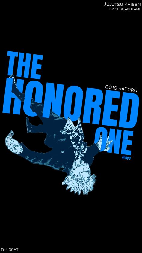The Honored One Wallpaper Black Im The Honored One Gojo