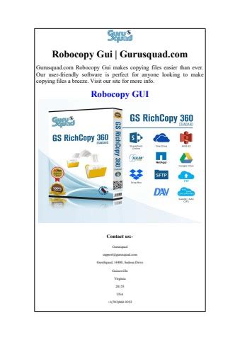 Robocopy Gui Gurusquad