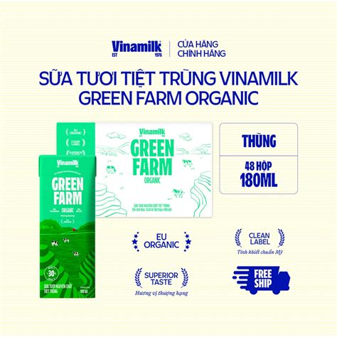 Sữa Tươi Vinamilk Green Farm Giá Tốt Sale Tháng 04 Ship 0 Đồng