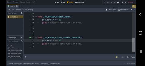 Ui Button Continuous Press Does Not Work Help Godot Forum