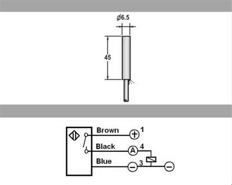 Sensing Automations Prewired 2m Dia 6 5 Ultra Mini Inductive Proximity Sensor Model Number Sa