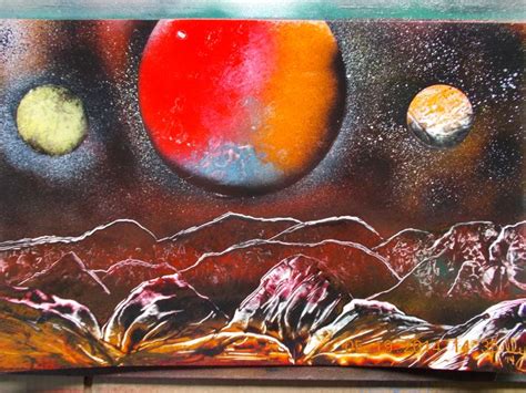 Spray Paint Space Art Spray Paint Art Space Art Painting