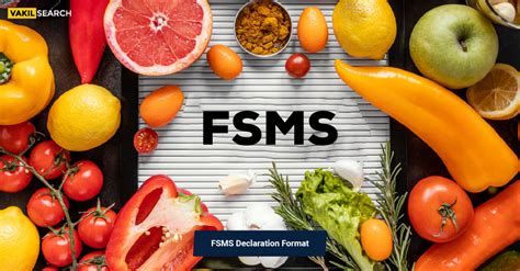 Fsms Declaration Format