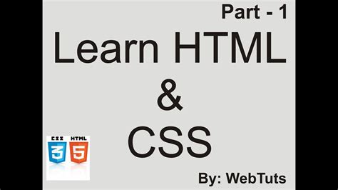 Learn Html And Css YouTube