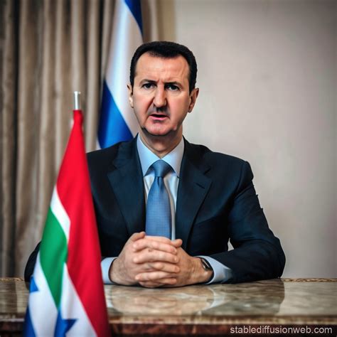 Bashar Al Assad With Measles And Israeli Flag Stable Diffusion Online