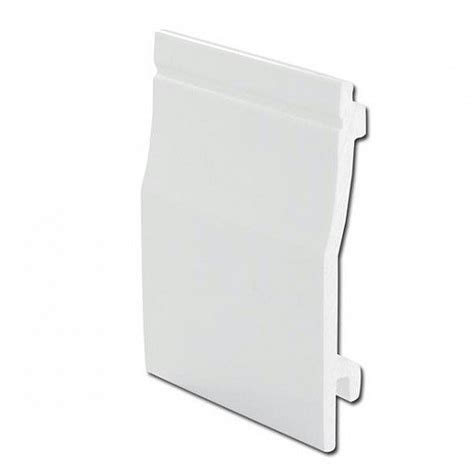 White UPVC Shiplap Cladding Plastic Exterior Grade