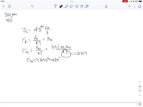 Solved 54 Using Equation 510 Calculate The Limiting Current Density