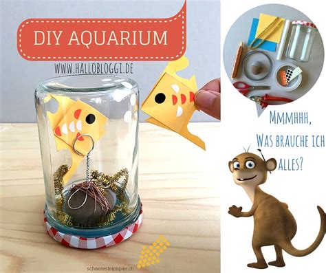 Wir basteln ein DIY Aquarium mit Euch! Hallo Bloggi