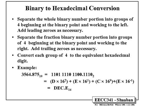 Conversion Between Number Systems