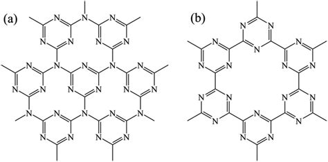 The Molecular Structural Schematic Diagram Of G C3n4 A And G C3n3 B