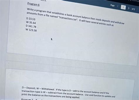 Solved 6 With A Value Returning Function Write A Program
