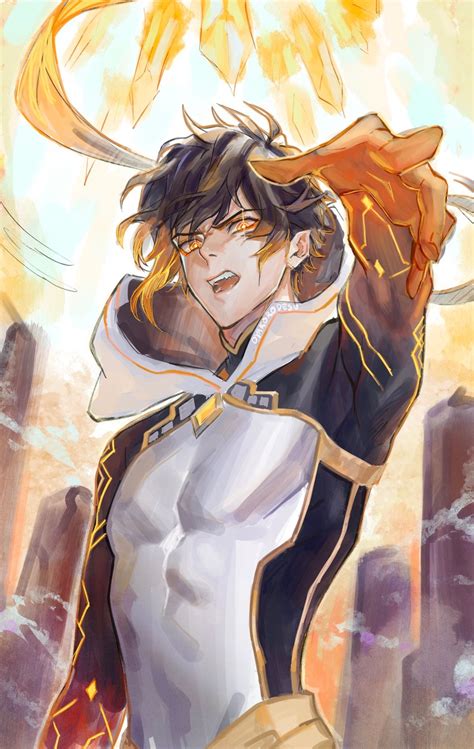Zhongli Genshin Impact Drawn By Oyakorodesu Danbooru