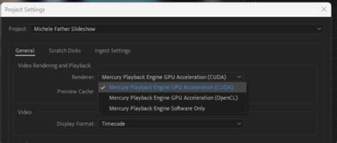 How To Turn On GPU Acceleration In Adobe Premiere Pro