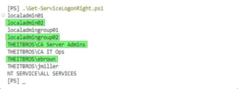 Managing Logon As A Service” Permissions Using Group Policy Or Powershell Theitbros