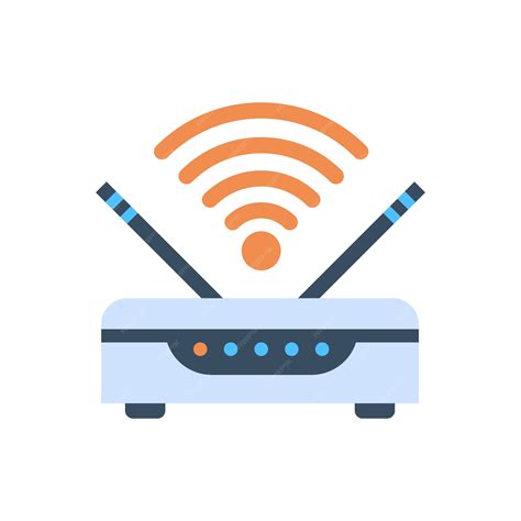 Premium Vector Wifi Router Wireless Internet Connection Icon