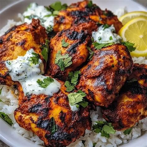 Spiced Tandoori Chicken With Yogurt And Garlic Marinade An Incredible