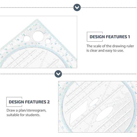 Measuring Ruler Protractor School Drawing Ruler Dr Vicedeal