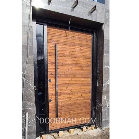 درب لابی ضد سرقت یک و نیم لنگه ترمووود کد 405 دُرناب