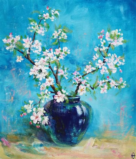 Пин на доске Flower Цветочные картины Художественные идеи Картины маслом